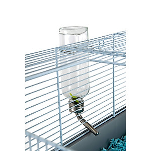 Lixit Chew Proof Flat Sided Water Bottles for Rabbits, Ferrets, Rats, Birds, Hamsters, Guinea Pigs, Chinchillas Gerbils and Other Small Animals (6oz)