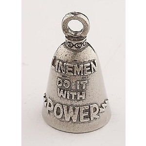 LINEMAN GUARDIAN BELL WITH CUSTOM GIFT BOX compatible with HARLEY BIKER BELL RIDE TO LIVE
