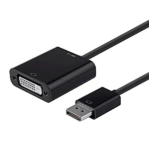 Monoprice DisplayPort 1.2a to DVI Active Adapter, Black