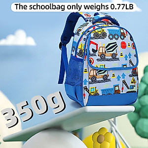 willikiva Car Kids Toddler Backpack for Boys Girls Waterproof Children School Bag(Car)