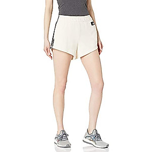 adidas Women's Recycled Cotton Shorts, Non-Dyed, X-Large