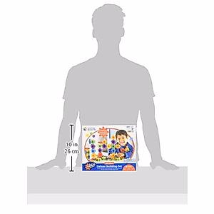 Learning Resources Gears! Gears! Gears! 100-Piece Deluxe Building Set - Ages 3+, Preschool Building Sets, Gears Toys for Kids, STEM Toys for Toddlers, Construction Toy Set