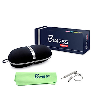 BVAGSS Women Rimless Oversized Studded Sunglasses Gradient Color Lens Rivet Fashion Lightweight Design WS027 (Gold Frame, Gray)