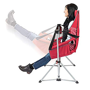 Member's Mark Swing Chair Lounger (Jester Red), 37.8 In x 27.2 In x 44.1 In