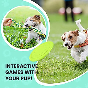 SHARLOVY Dog Chew Toys for Puppies Teething, Puppy Toys 16 Pack Dog Toys for Aggressive Chewers Puppy Chew Toys Peas Rubber Bone Dog Toy Bundle Small Dog Squeaky Toys for Small Dogs