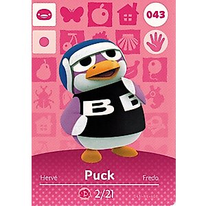 Nintendo Animal Crossing Happy Home Designer Amiibo Card Puck 043/100 USA Version