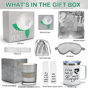 Get Well Soon Gifts for Women, Birthday Gifts for Women, Thoughtful Gift Basket for Women, Sympathy and Self Care Package for Women After Surgery, Show You Care with Encouragement Gift Box for Women