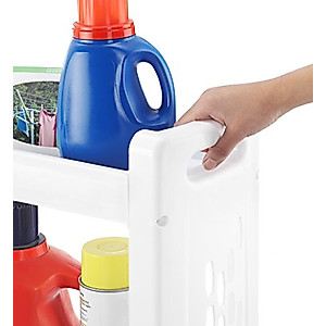 Whitmor 3 Tier Rolling Laundry Cart