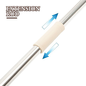 YARNOW 2 Sets Broom Set Floor Sweeper Broom and Dustpan Household Cleaning Garden Dustpan Kitchen Brooms Broom with Dustpan Long Handle Broom Handled Office Outdoor Shovel Plastic