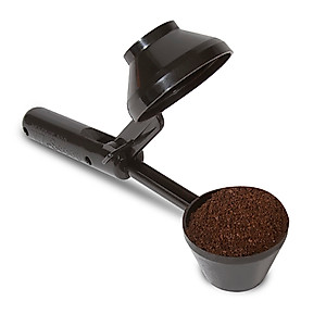 Perfect Pod EZ-Scoop Coffee Scooper & Funnel for Reusable K Cup Refillable Coffee Pods, 2 Tablespoon Capacity