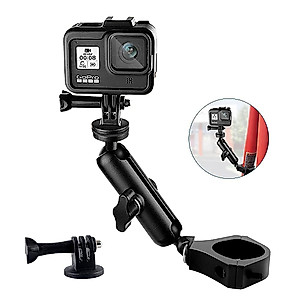 UTV ATV Camera Mount Holder 360°GoPro Roll Bar Mount Accessories Action Cameras Accessory for 1.75"-2" Roll Bar and tube