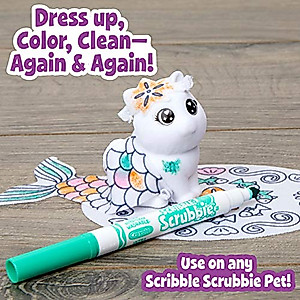 Crayola Scribble Scrubbie Mermaid Costume Playset, Toy for Kids, Gift