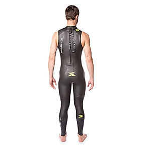 Xterra Wetsuits - Men's Volt Triathlon Wetsuit - Sleeveless Neoprene Wet Suit (3mm Thickness) (Large) | Designed for Open Water Swimming - Ironman & USAT Approved