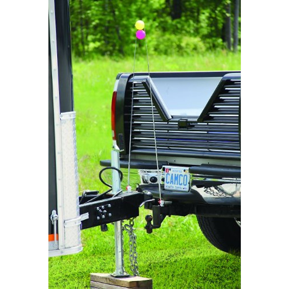 Camco Magnetic Hitch Alignment Kit - Helps You Align Your Hitch | Each Guide Extends Up To 50" for Easy Viewing | System Works With Virtually Any Tow Vehicle and Trailer - (44603)