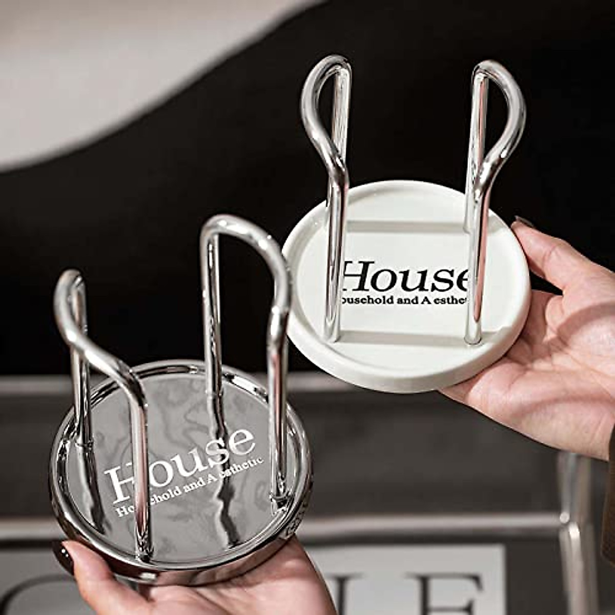 MLAFE Paper Cup Dispenser, Dixie Cup Holder, Cup Dispenser, Bar, Coffee Table Cup Holder, Mouthwash Cup Organizer, Suitable for Bathroom, Kitchen, Just Put The Counter (White)