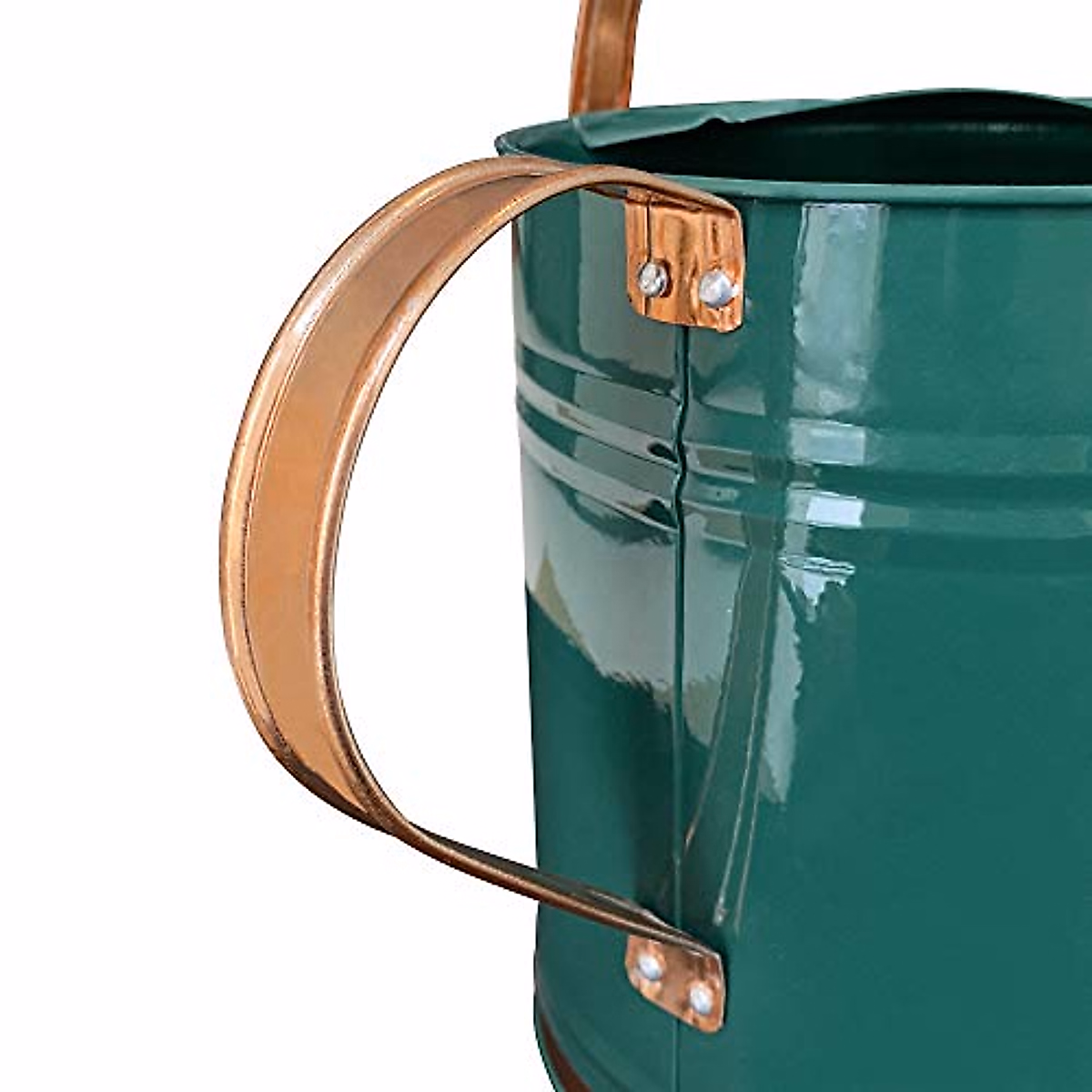 Metal Watering Can for Outdoor and Indoor Plants, Watering Can Decor, 1 Gallon (1 Gallon Green2)