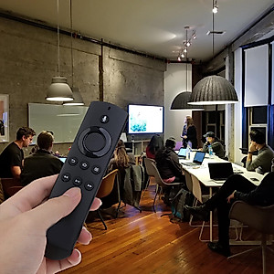 Voice WiFi Remote Controller Replacement PE59CV DR49WK B Remote Control for AmazonFireTV Stick Box Remote Remote Holder for Home Smart Tvs Television Adults Teens Kids