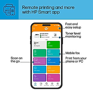 HP LaserJet Pro 4001ne Black & White Printer with HP+ Smart Office Features