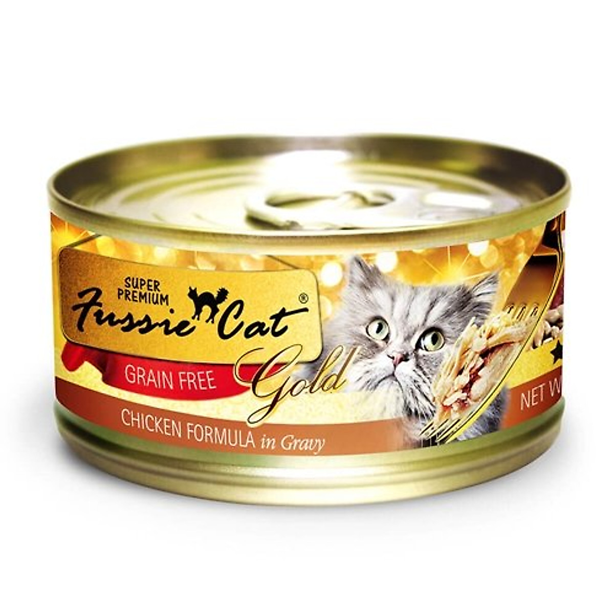 Fussie Cat Chicken Gold Label 2.8 oz Case 24
