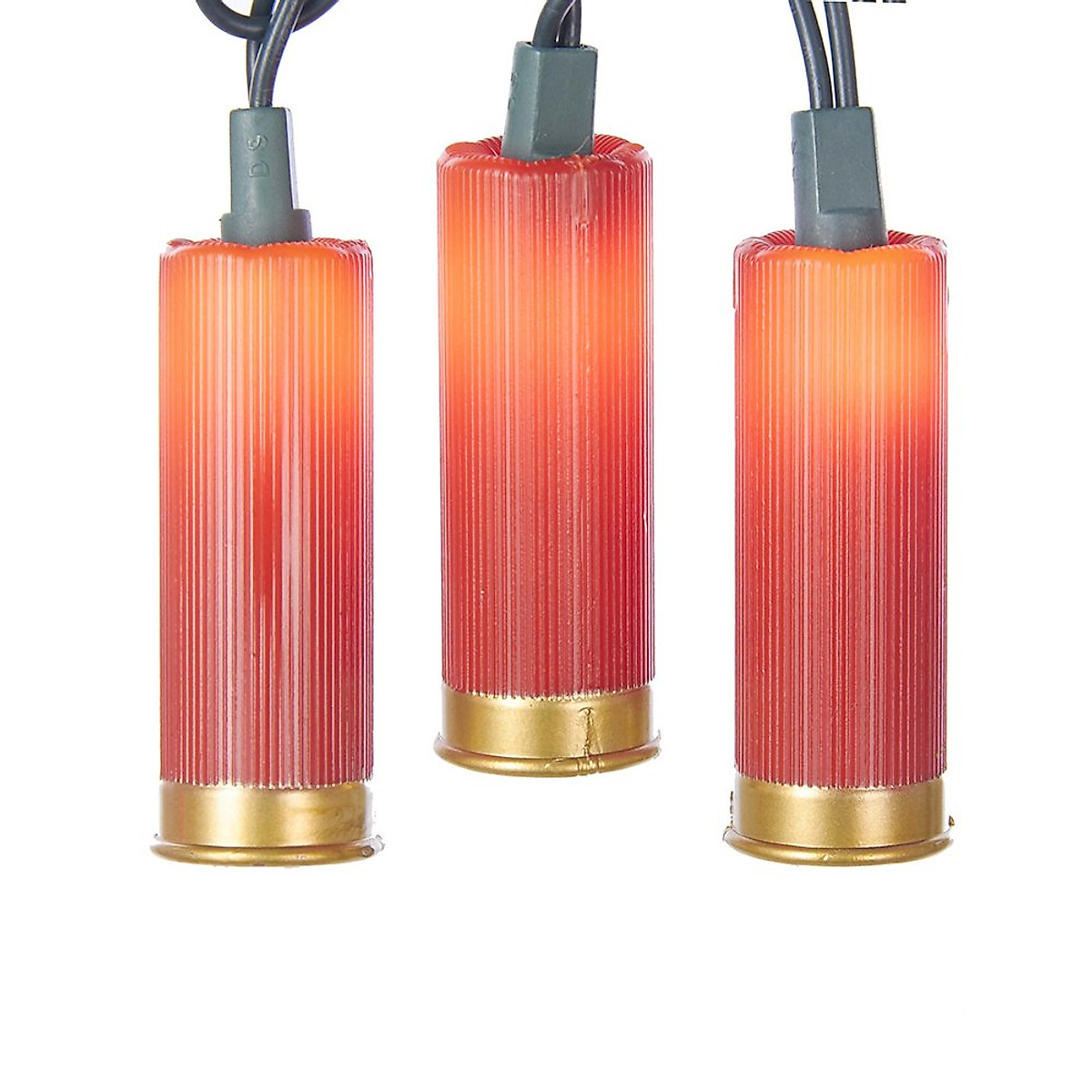 Kurt Adler UL 10-Light Red Shotgun Shell Light Set