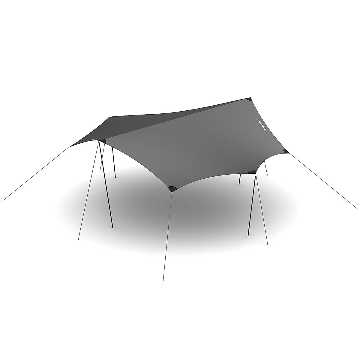 HEIMPLANET Original | Dawn Tarp XL | Waterproof Tent Tarp with 5000 mm Water Column | Supports 1% for The Planet (Grey)