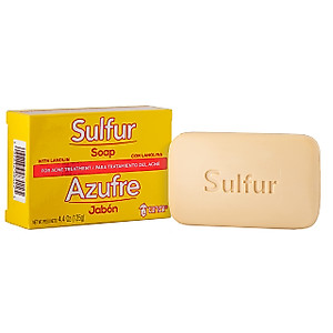 Biosulfur Grisi Sulfur Soap, Acne Treatment, Cleaner Bar Soap, Helps you Reduce Oil Excess and Acne Pimples, Keeps Pores Cleaner, Sulfur 10%, 3-Pack of 4.4 Oz, Bar Soaps, yellow