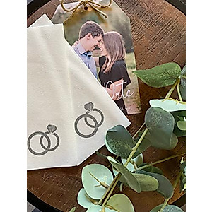 FirePrime Disposable Dinner Napkins, Guest Towels - Linen-Feel, Cloth-Like, Paper Hand Napkins, Soft, Absorbent, Thick Towels for Kitchen, Bathroom, Parties, Holidays, Dinners or Events (Wedding)