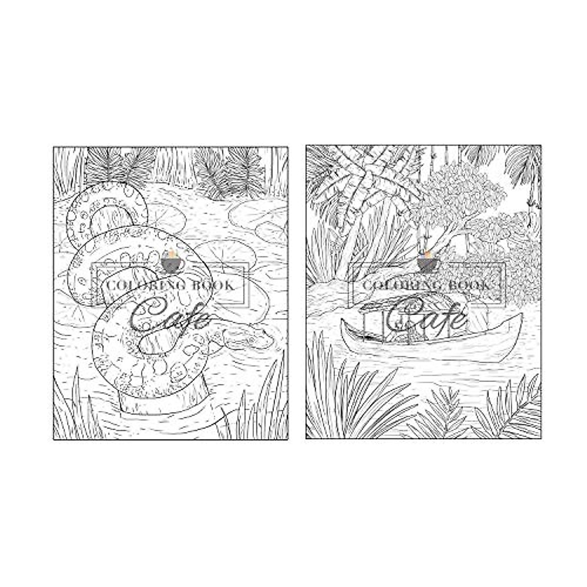 100 Wildlife Scenes: An Adult Coloring Book Featuring 100 Most Beautiful Wildlife Scenes with Animals, Birds and Flowers from Oceans, Jungles, Forests and Savannas
