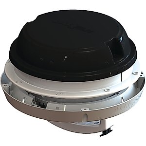 Maxx Air 00-03810B Fan Dome, 6" Fan, Black