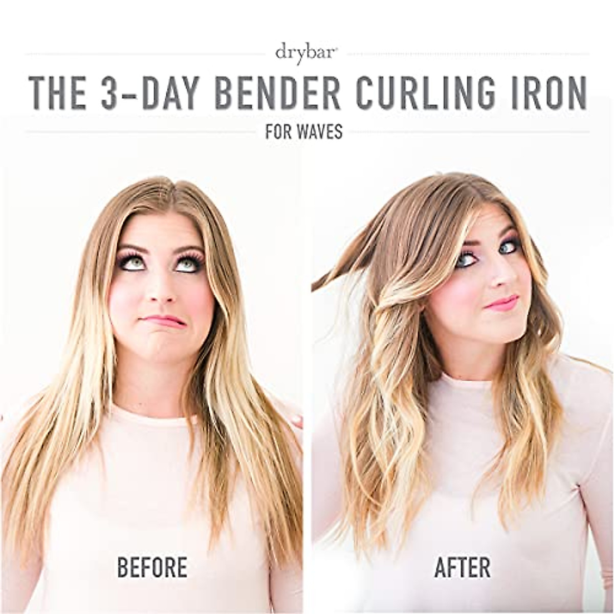 Drybar The 3 Day Bender Rotating Curling Iron | for Perfect Curls or Waves (1 in)