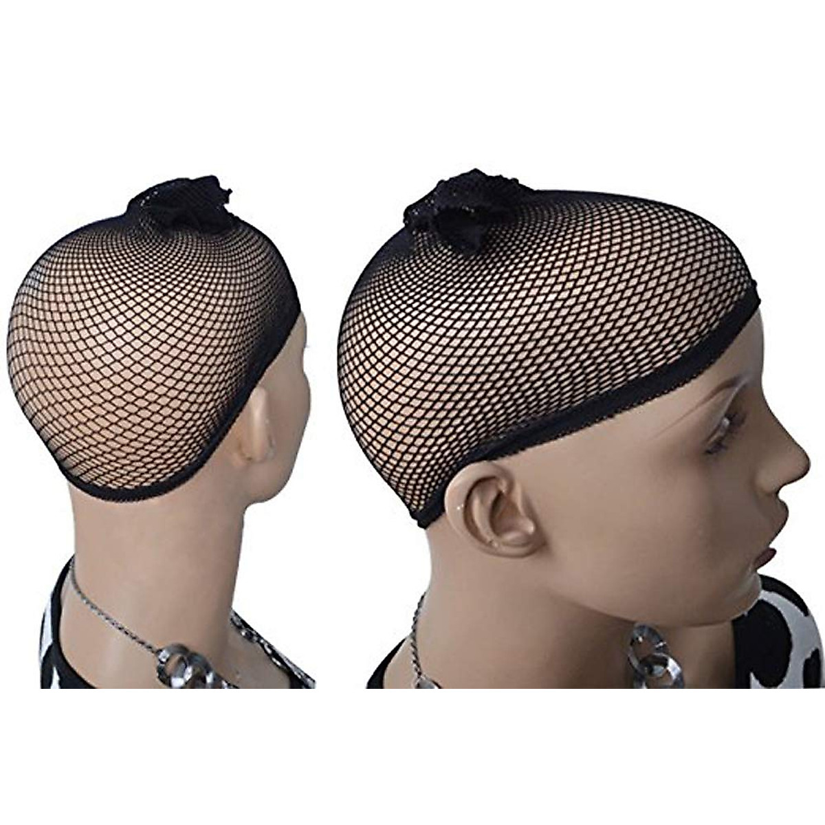 ANOGOL+Wig Cap+Mustache+Necklace+Glasses 5Pcs Afro Wig for Men Short Brown Curly Wig Disco Wigs 70'S Wig for Men 80'S Costumes for Men Disco Wig Jerry Curly Afro Wig Rocker Costume Wig Halloween Party