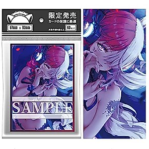 60PCS Art Anime Card Sleeves PKM Card Shield Board Game Trading Cards Top Loader Deck Protector for TCG/MTG/PKM/TCG Standard Size Cards 67x92mm (Uta)