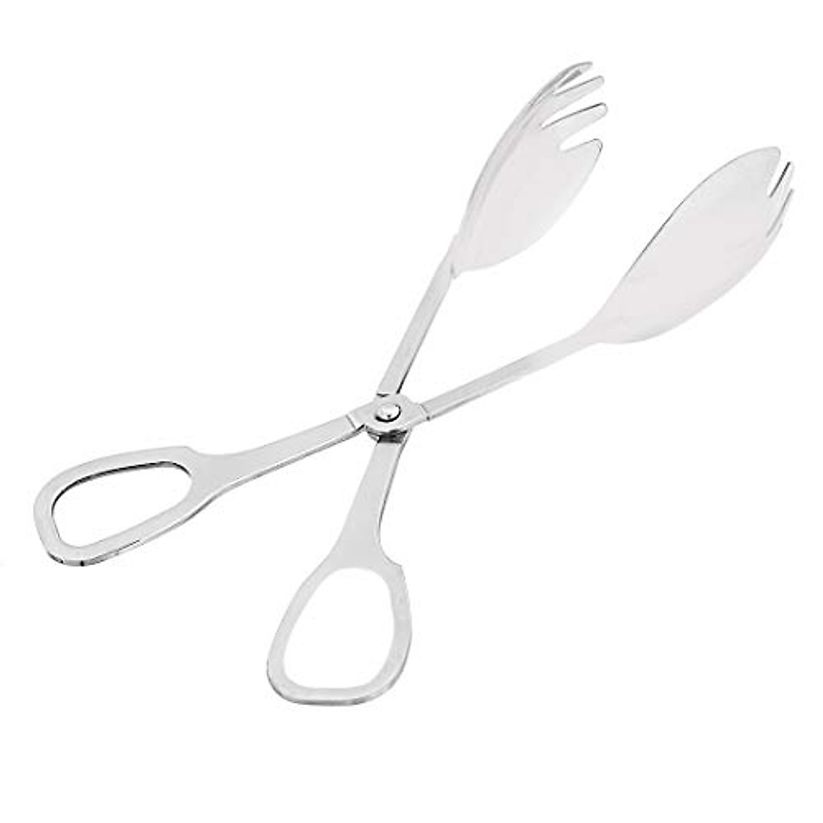 AmazonCommercial Stainless Steel Salad Tongs