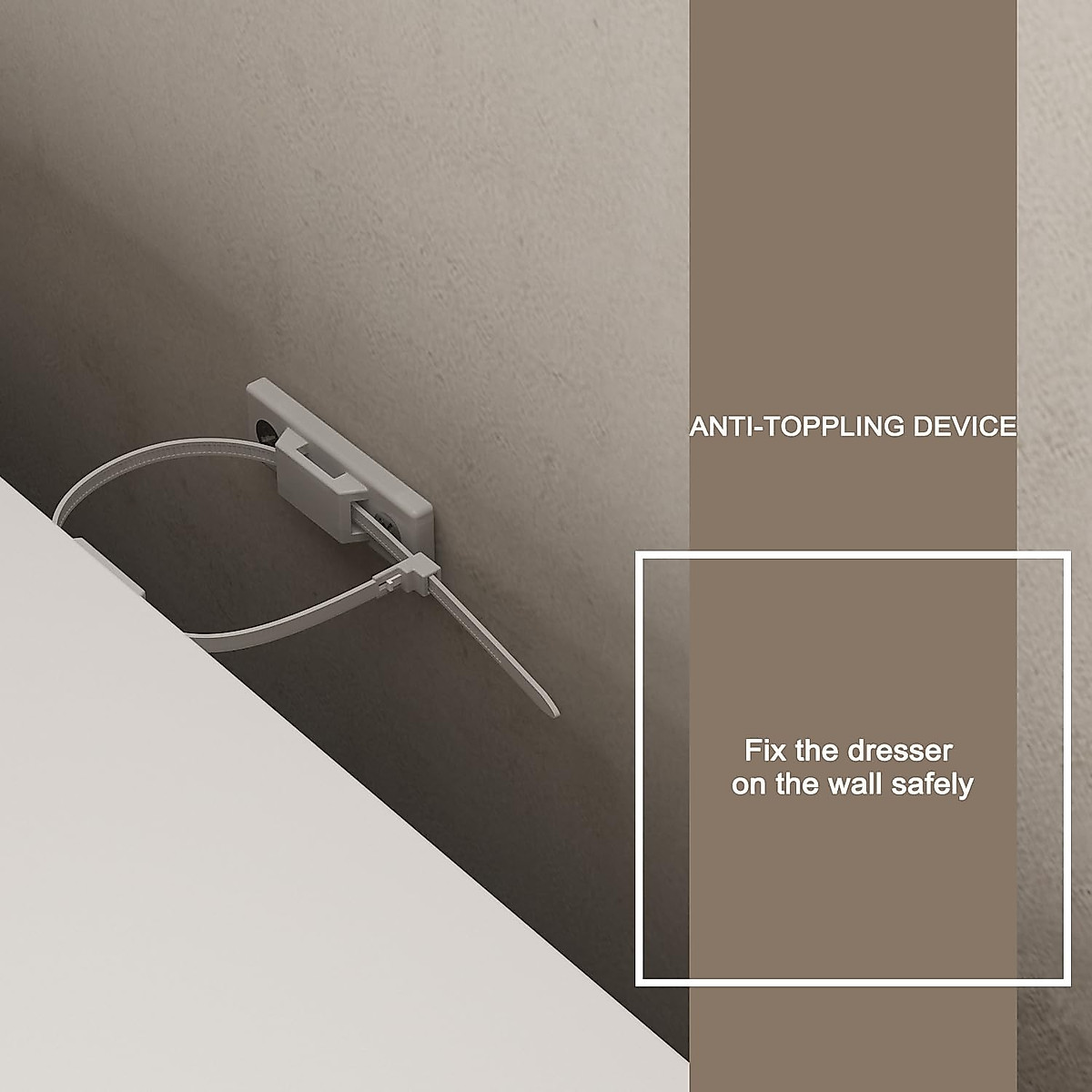 Hitow 9 Drawer Dresser for Bedroom, Modern Drawer with Wide Drawers and Wood Legs, Floor Storage Organizer Chest of Drawers for Living Room, White (15.7" D x 63" W x 31.5" H)