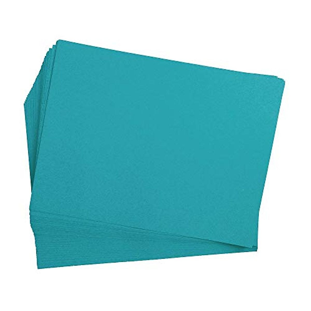 Construction Paper, Turquoise/Blue-Green, 12 inches x 18 inches, 50 Sheets, Heavyweight Construction Paper, Crafts, Kids Art, Painting, Coloring, Drawing Paper, All Purpose