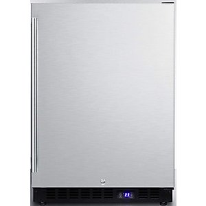 Summit SCFF53BSS Under Counter Upright Freezer, Stainless-Steel