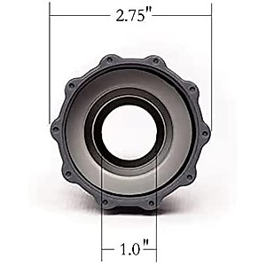 FSYHVVY Replacement Hose Adapter w/Collar for Threaded Connection Pumps Replace Pool Drain Pump Pool Drain Adapter for Intex Pool Set(2 Pack)