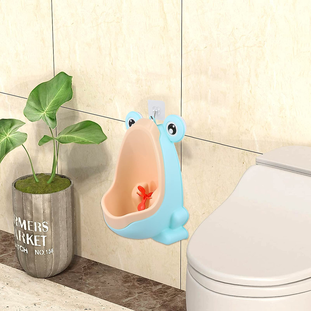 DOITOOL 1 Set Boy Training Urinal Boy Urinal Trainer Animal Shape Potty Baby Boy Toilet