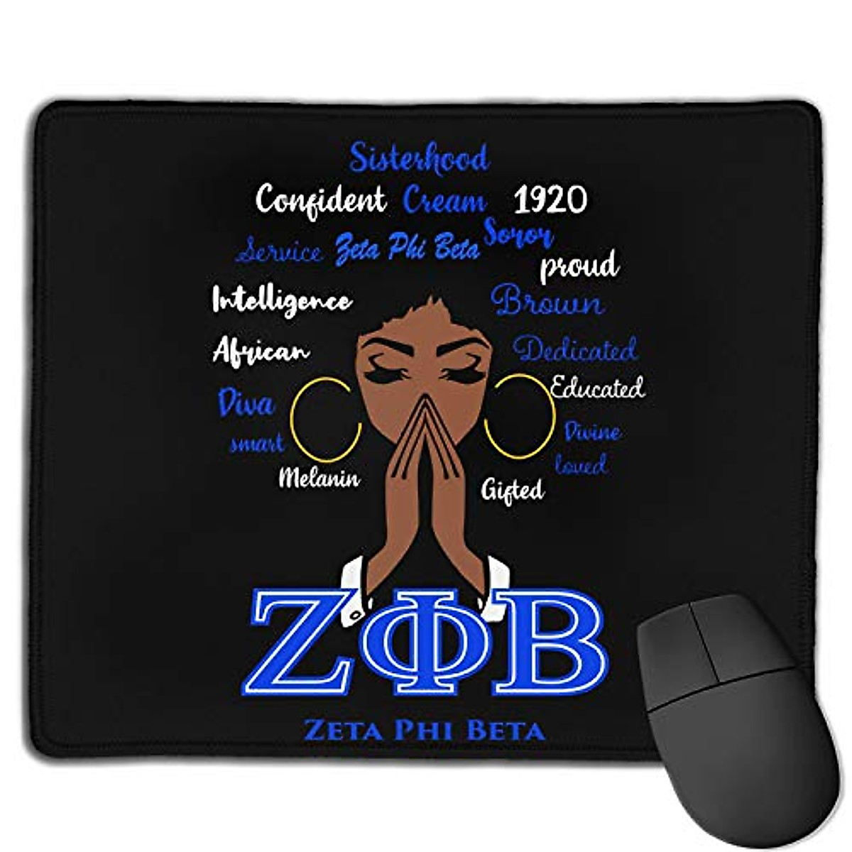 Mouse Pad with Non-Slip Rubber Base, Premium-Textured & Waterproof Mousepads Bulk with Stitched Edges, Mouse Pads for Computers, Laptop, Office & Home 10.3 X 8.3 Inches