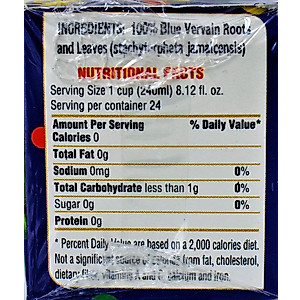 Sipacupa Blue Vervain Tea - Pack of 2 - 24 bags each - 48 bags total - 100% Jamaican Product