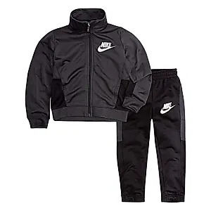 Nike Little Boys' 2-Piece Tracksuit (Sizes 4-7) (7, Anthracite)