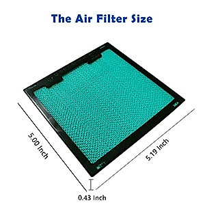 Khotilong Replacement ah-b32020 Filter for Eiki EK-800,EK-800U Projector.(3 Pack)