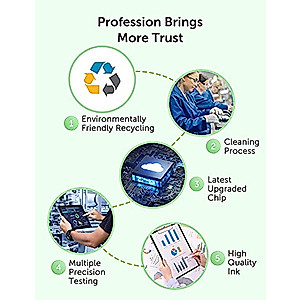 SEOKOK Remanufactured Ink Cartridge Replacement for Epson 220 XL 220XL T220XL, Used for WF-2760 WF-2750 WF-2630 WF-2650 WF-2660 XP-320 XP-420 XP-424 Printer,5Pack