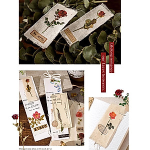 2 Sheets Vintage Rub on Transfer Flower Leaves Stickers 2 Sheet Linen, Clear Rub on Transfer Floral Stickers Decals for Wood Crafts Wine Glass Fabric Scrapbooking Furniture Journaling Cloth(Purple)