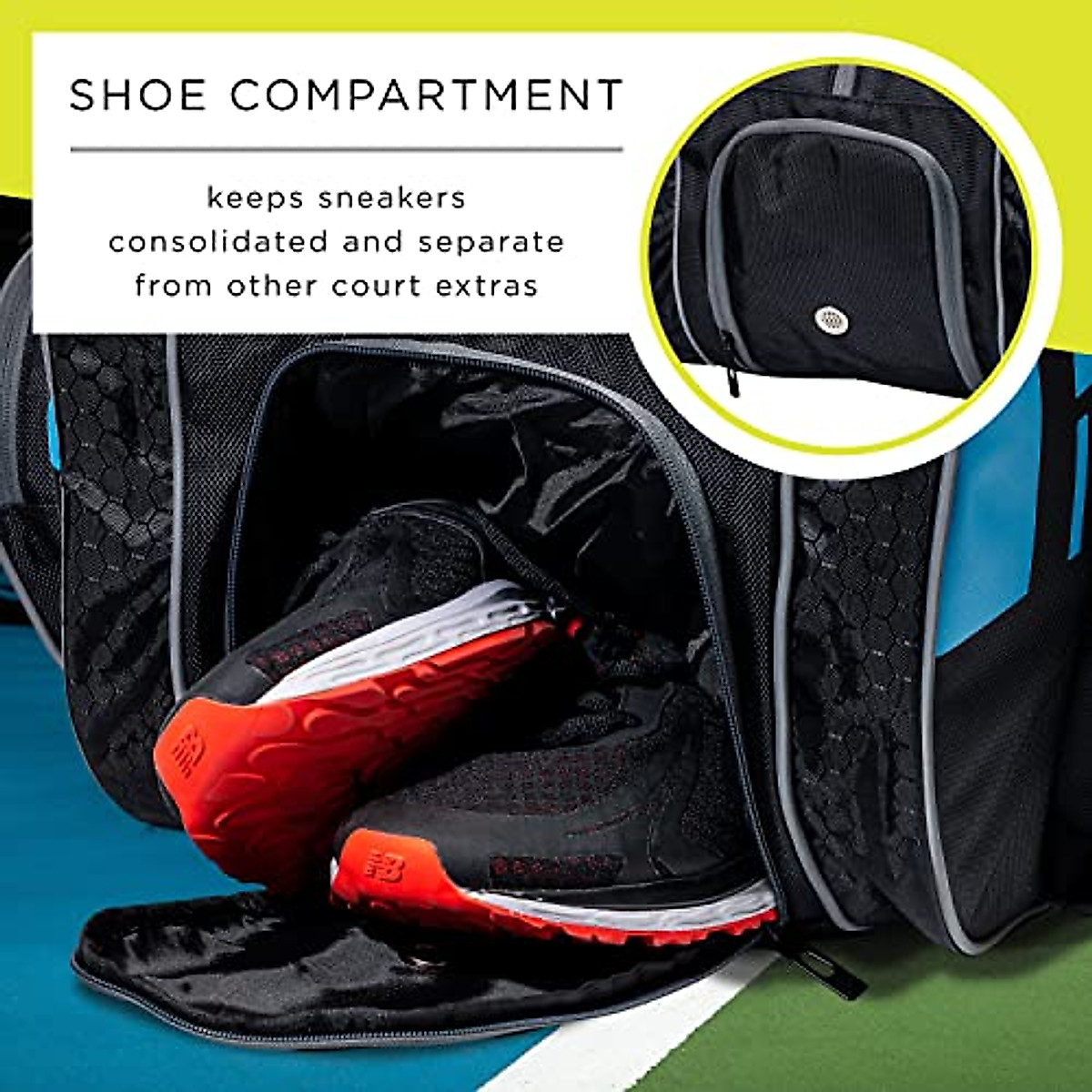 Franklin Sports Pro Series Pickleball Paddle Bag Pro Player Zane Navratil Edition