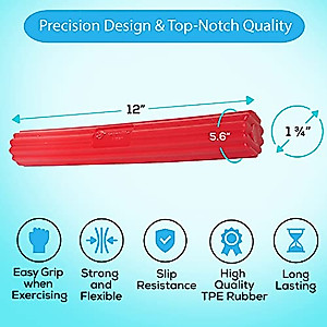 Serenilite Flexible Resistance Bar for Physical Therapy & Tennis Elbow Relief, Hand Exercise Tool for Wrist Exercises, Resistance Bar for Tennis Grip Strength, Golfers Elbow Treatment & Tendonitis.