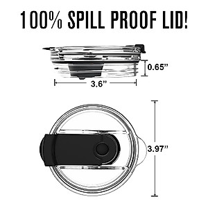 Zenbo Tumbler Screw Lid -Compatible with Zenbo brand 30 oz /40 oz /50 oz/64 oz Tumbler Which Use The Screw Lid-ONLY FOR ZENBO BRAND, NOT FOR OTHER BRAND