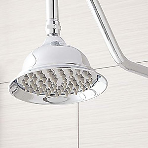 Signature Hardware 939624 Dolwick Exposed Shower System with Rain Shower Head, Hand Shower, and Hose - Rough In Included