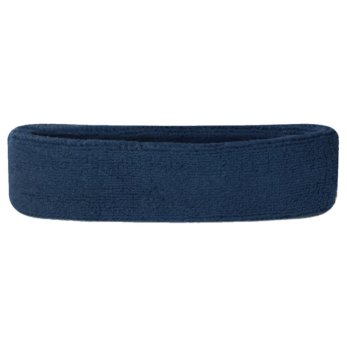 Suddora Workout Headband for Men and Women, Moisture-Wicking Athletic Sweatband, Lightweight Cotton Terry Cloth Bands for Basketball, Tennis, Football, Gym, Running, Cosplay & Costumes (Navy)