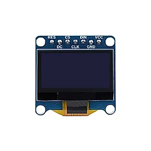 waveshare 0.96inch OLED Display Module, 128×64 Resolution, SPI / I2C Communication, Yellow&Blue Version
